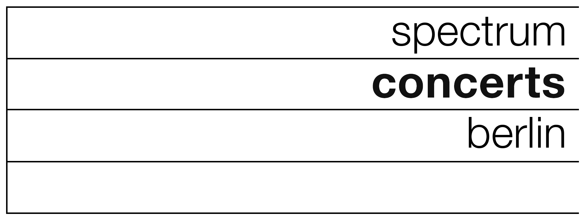 Spectrum Concerts Berlin - 37. Saison 2025